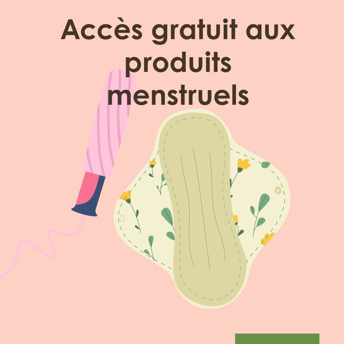 Produits menstruels gratuits - Le SFPQ salue l'initiative
