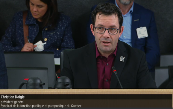 Un chèque en blanc pour le gouvernement, craint le SFPQ